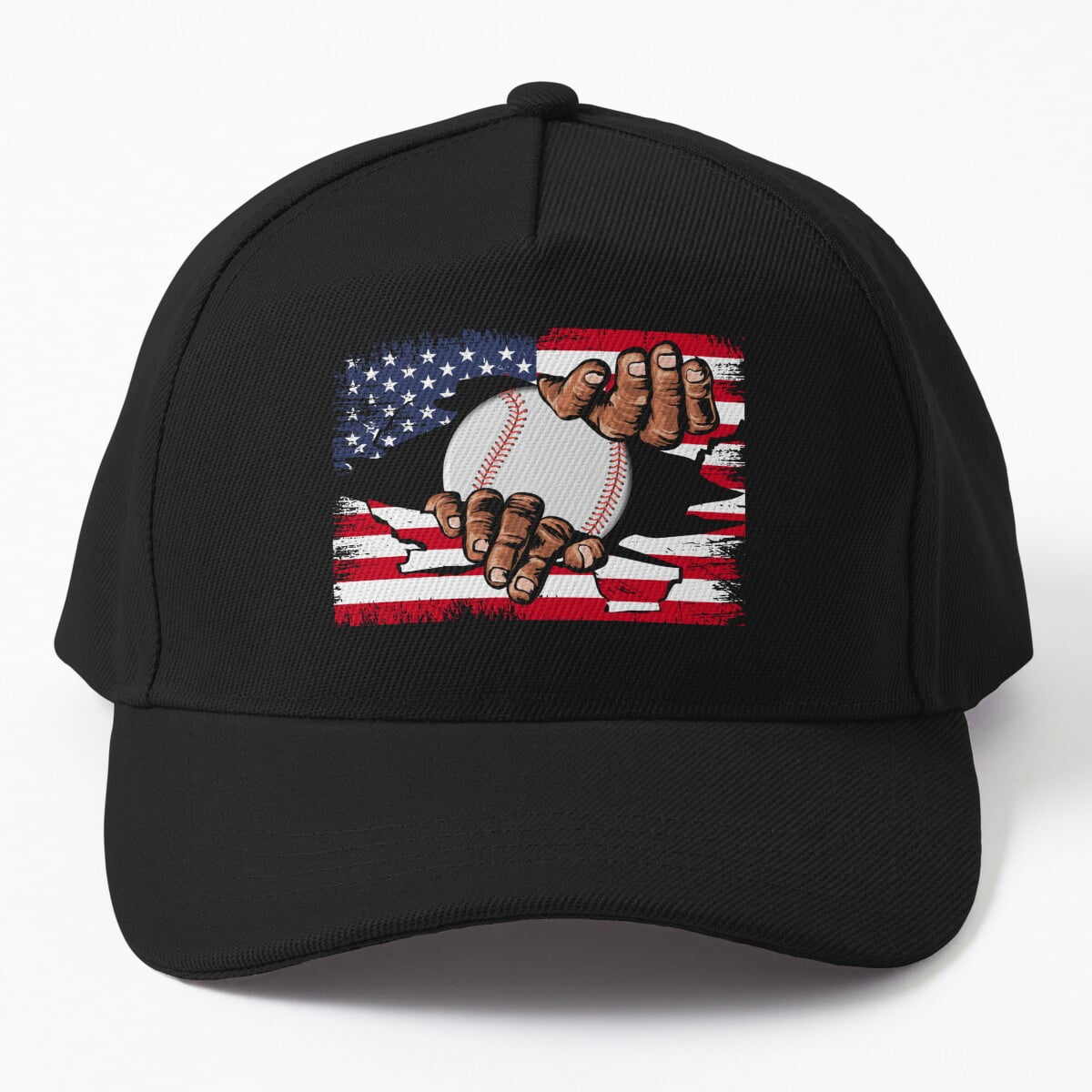 Tiny Hug Softball American Flag Patriotic 4Th Of July Catcher Pitcher ...