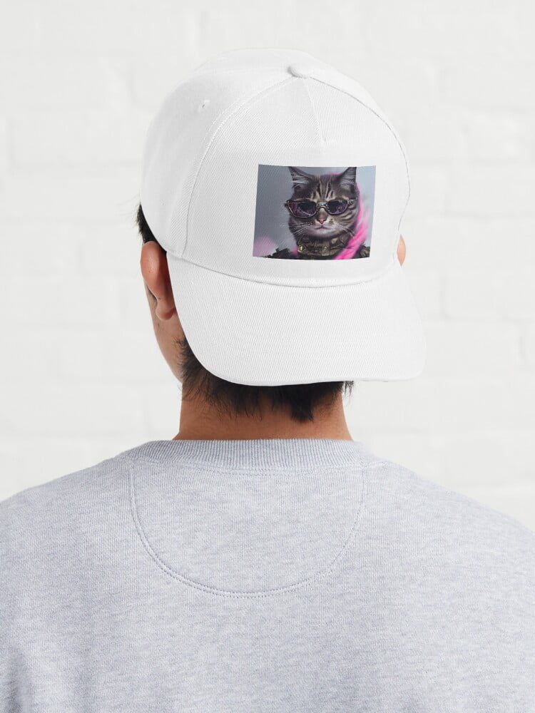 Tiny Hug Soldier Cat - Modern Digital Art Cap Hats For Men, Gift For ...
