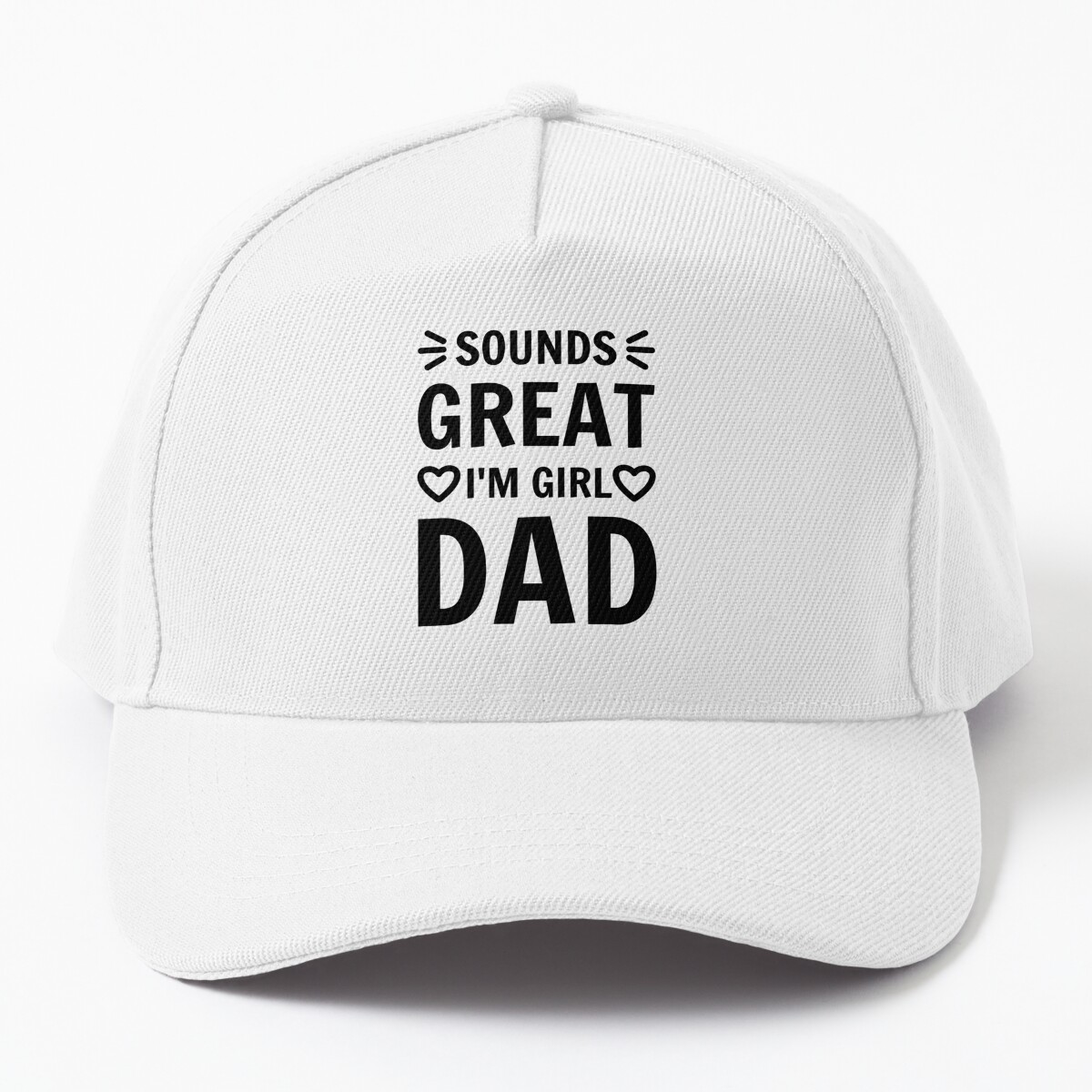 Tiny Hug Sounds Great I'M Girl Dad Father Daddy Quote Cap Hats For Men ...