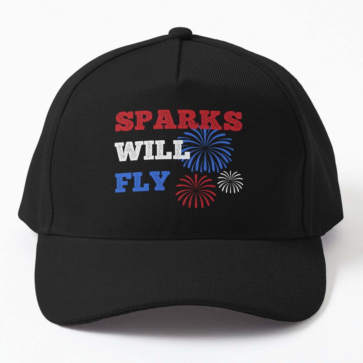 Tiny Hug Sparks Will Fly Funny July 4Th Fireworks Usa Cap, Hats For Men ...