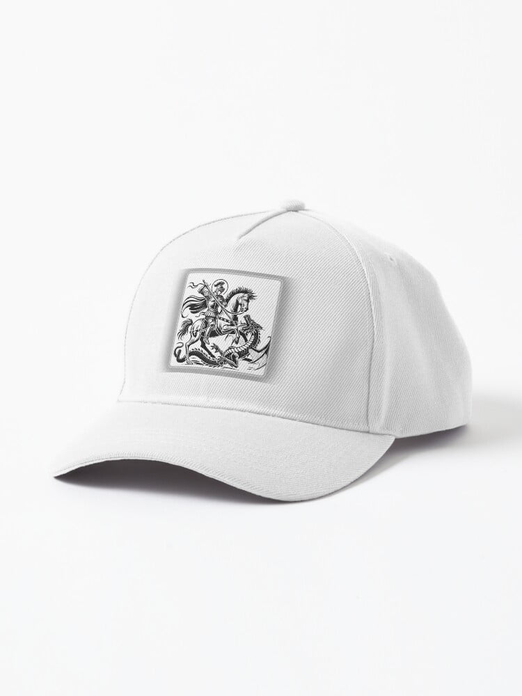Tiny Hug St. George Slaying The Dragon With Prayer Cap, Hats For Men ...