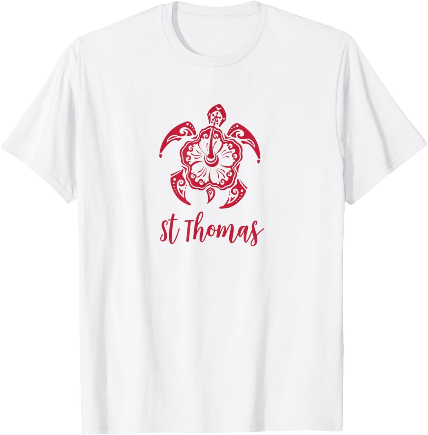 Tiny Hug St Thomas Virgin Islands T-Shirt Hibiscus Flower Turtle All ...
