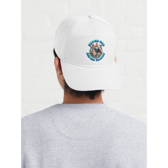 Tiny Hug Super Dad Super Family Fathers Day Gift Idea Cap Hats For Men ...