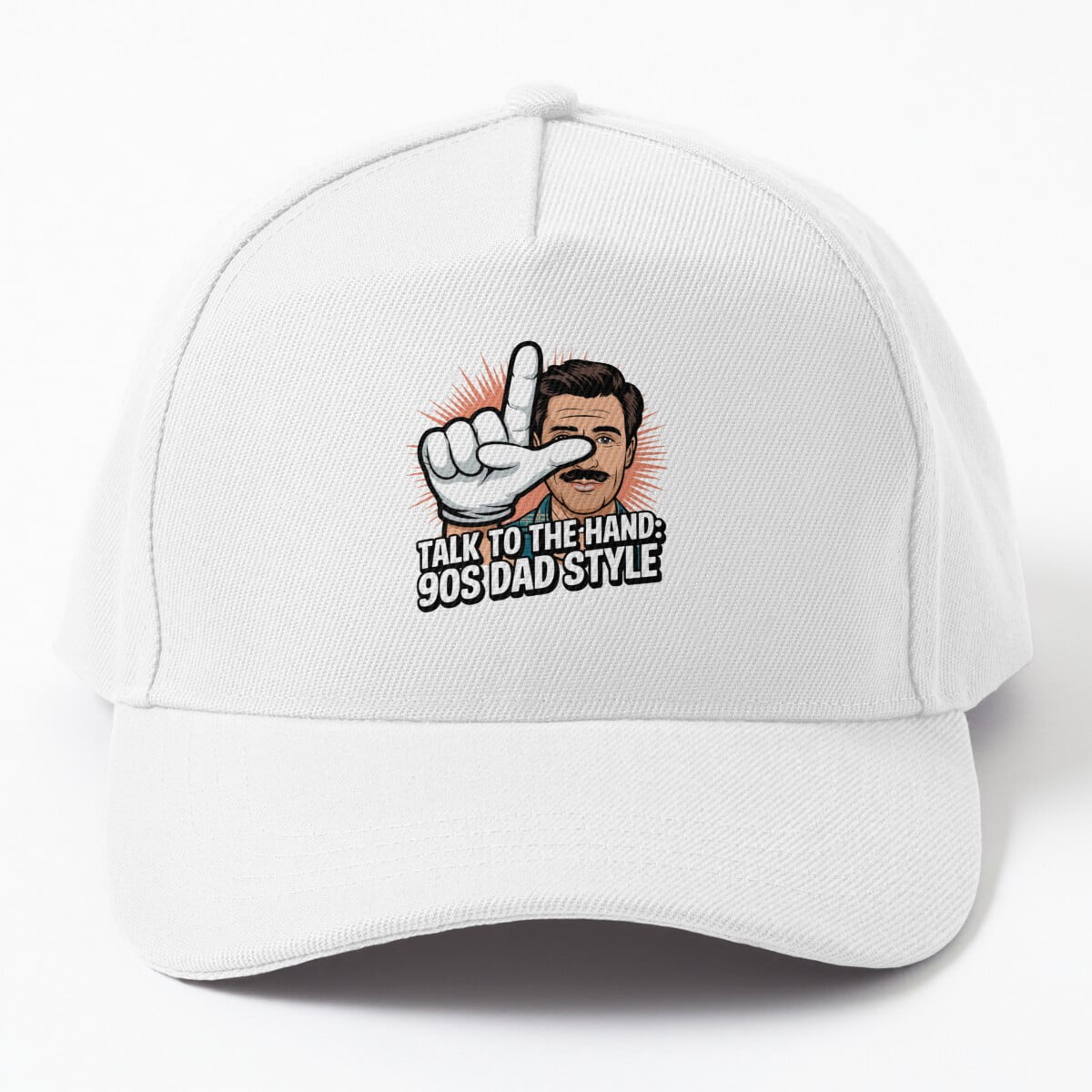 Tiny Hug Talk To The Hand – 90S Dad Style Retro Father'S Day Cap Hats ...