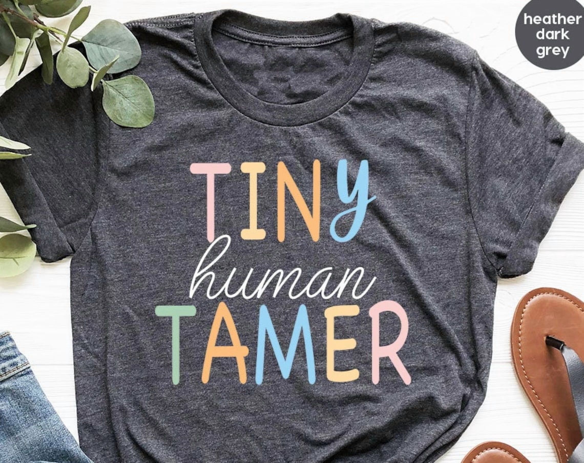 Tiny Hug Teacher Shirt, Tiny Human Tamer, Kindergarten Teacher ...