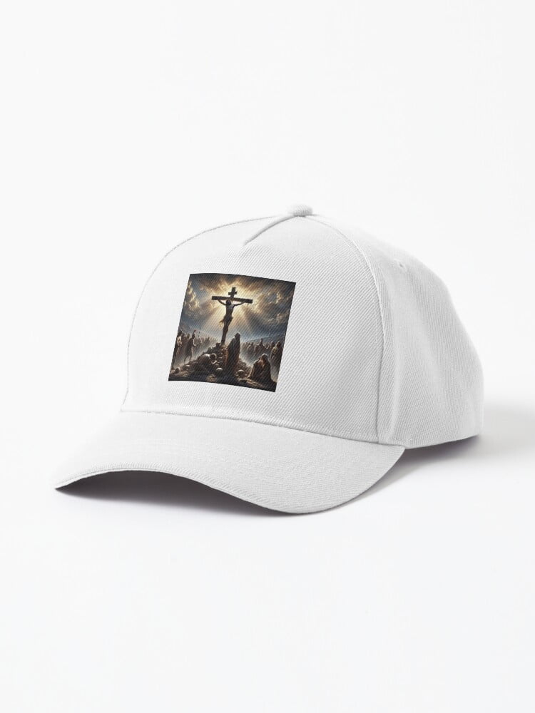Tiny Hug The Crucifixion Of Jesus Cap, Hats For Men, Gift For Him ...