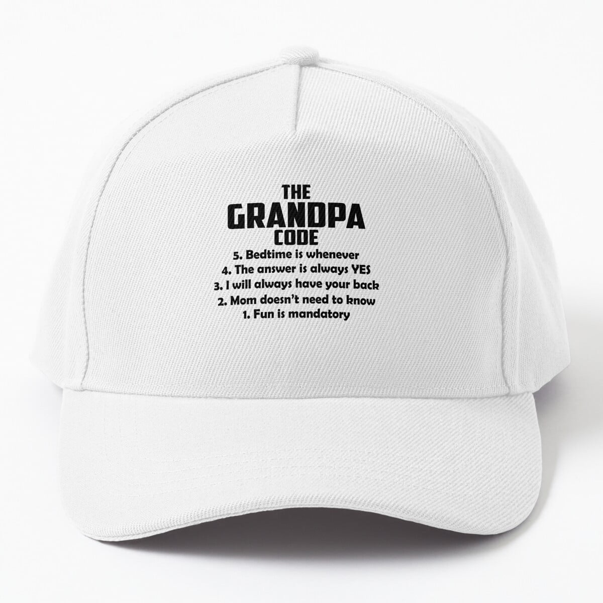 Tiny Hug The Grandpa Code Father'S Day Cap Hats For Men, Gift For Him - Walmart.com