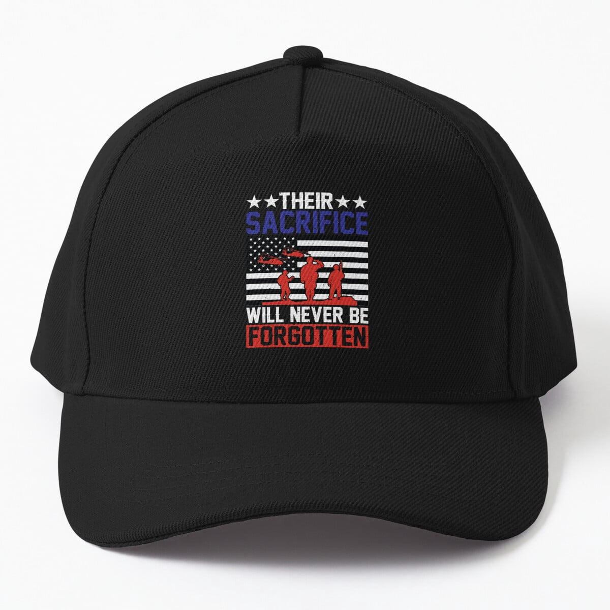 Tiny Hug Their Sacrifice Will Never Be Forgotten Cap, Hats For Men ...