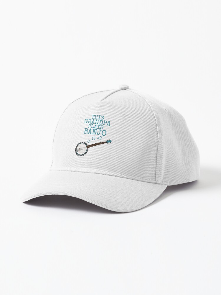 Tiny Hug This Grandpa Plays Banjo, Banjoist Father'S Day Cap Hats For ...