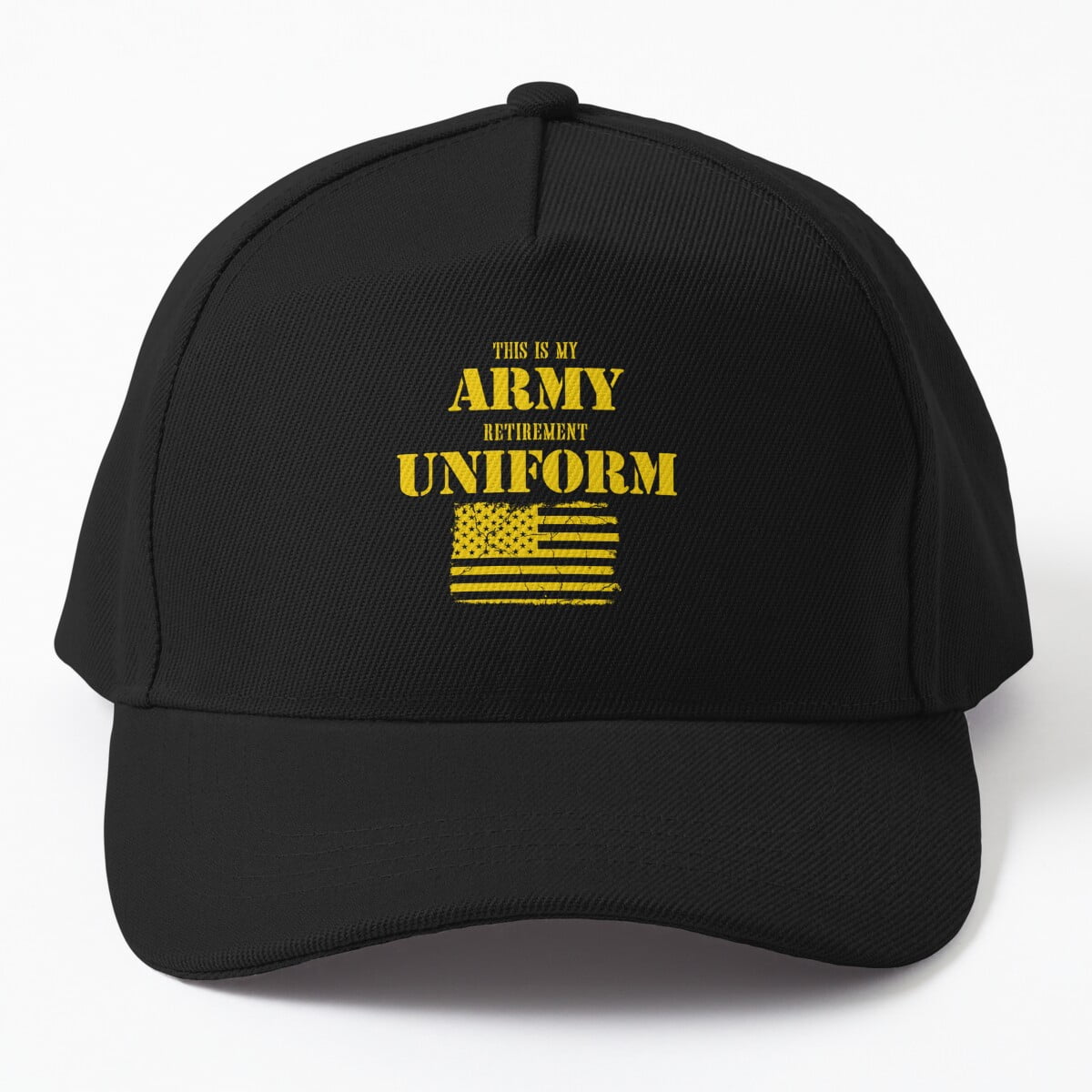 Tiny Hug This Is My Army Retirement Uniform - Retired Military Army Cap ...