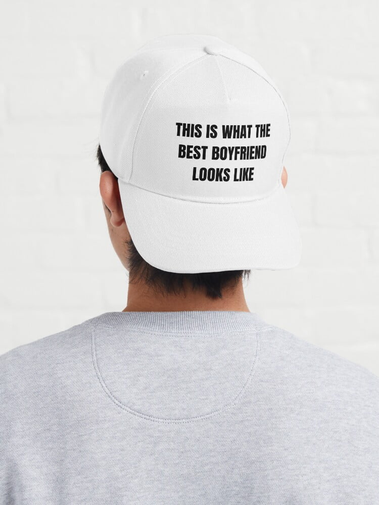 Tiny Hug This Is What The Best Boyfriend Looks Like Typography Cap Hats ...