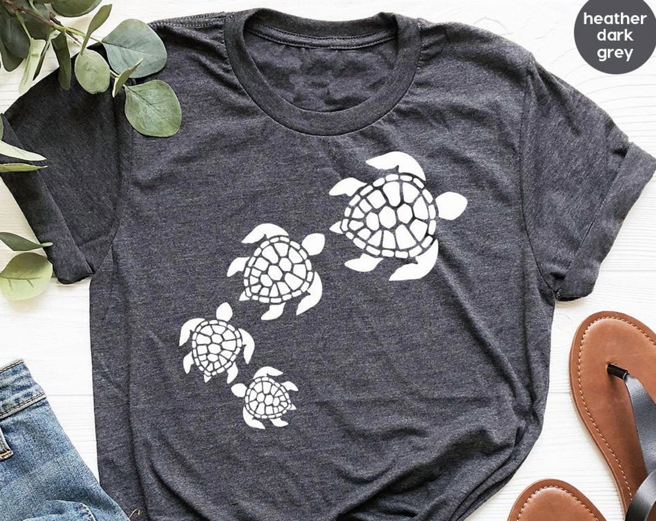Tiny Hug Turtle Shirt, Love Turtle Shirt, Nature Lover Sea Turtle Shirt ...