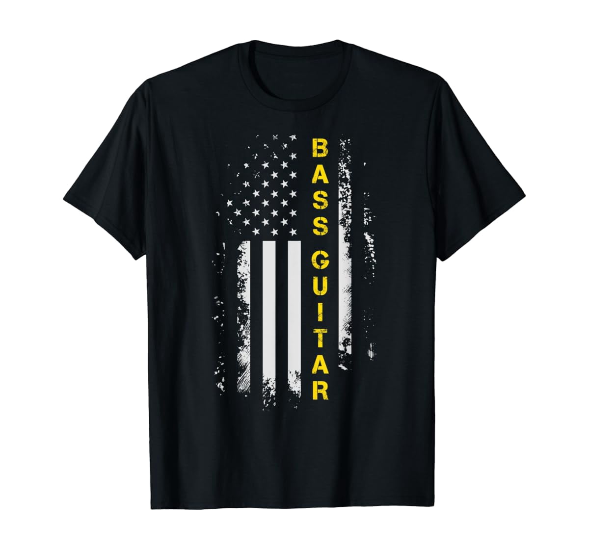 Tiny Hug Us Flag Bass Guitar - American Flag Bass Guitar Player Music T ...