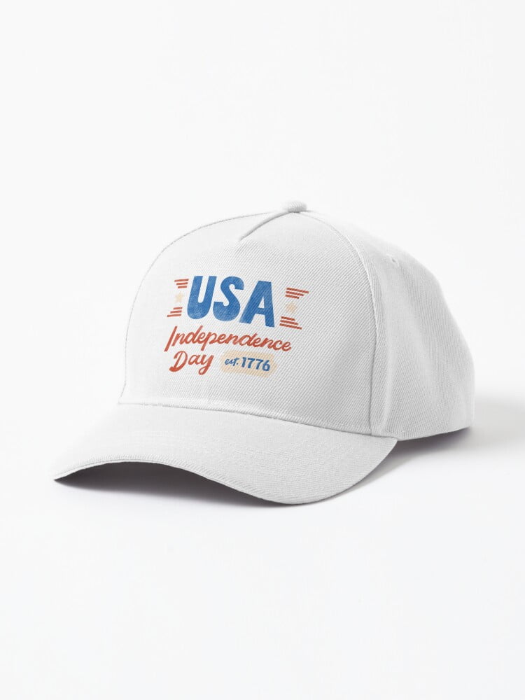 Tiny Hug Usa Independence Day Est. 1776 Cap, Hats For Men, Gift For Him ...