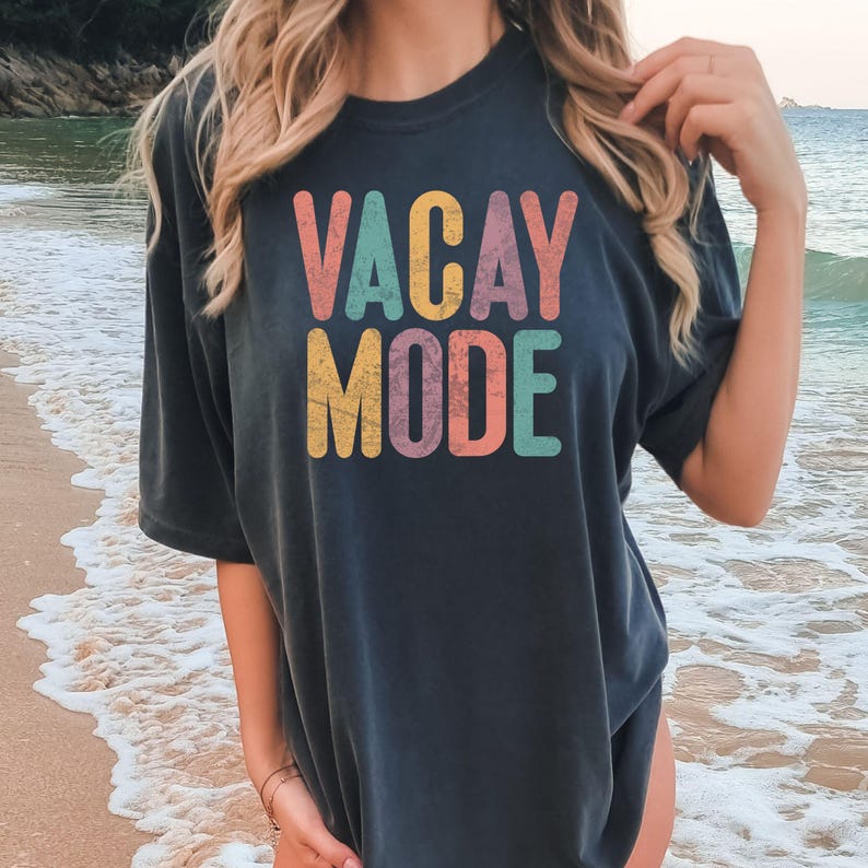 Tiny Hug Vacay Mode Shirt, Summer Vacation Tee, Beach Bum T-Shirt ...