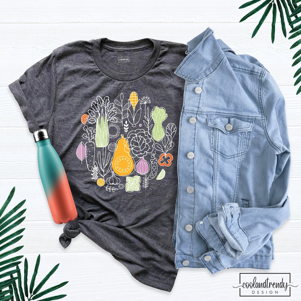 Tiny Hug Vegetable Garden Shirt, Farm Fresh Shirts, Vegan Life Tee ...