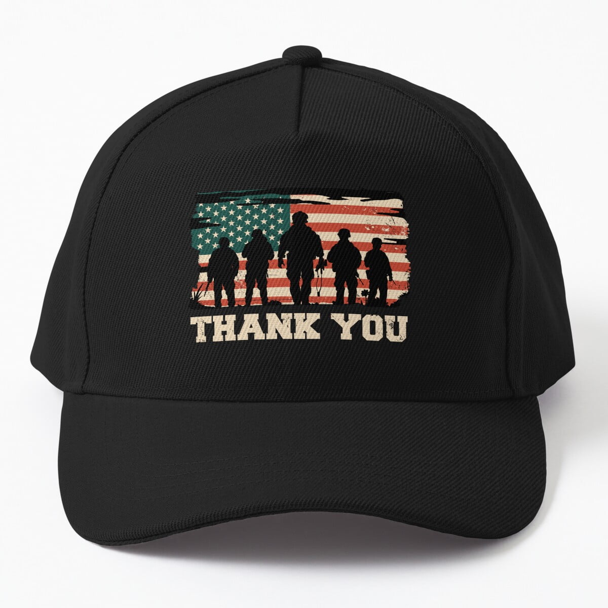 Tiny Hug Veterans Thank You Cap, Hats For Men, Gift For Him - Walmart.com