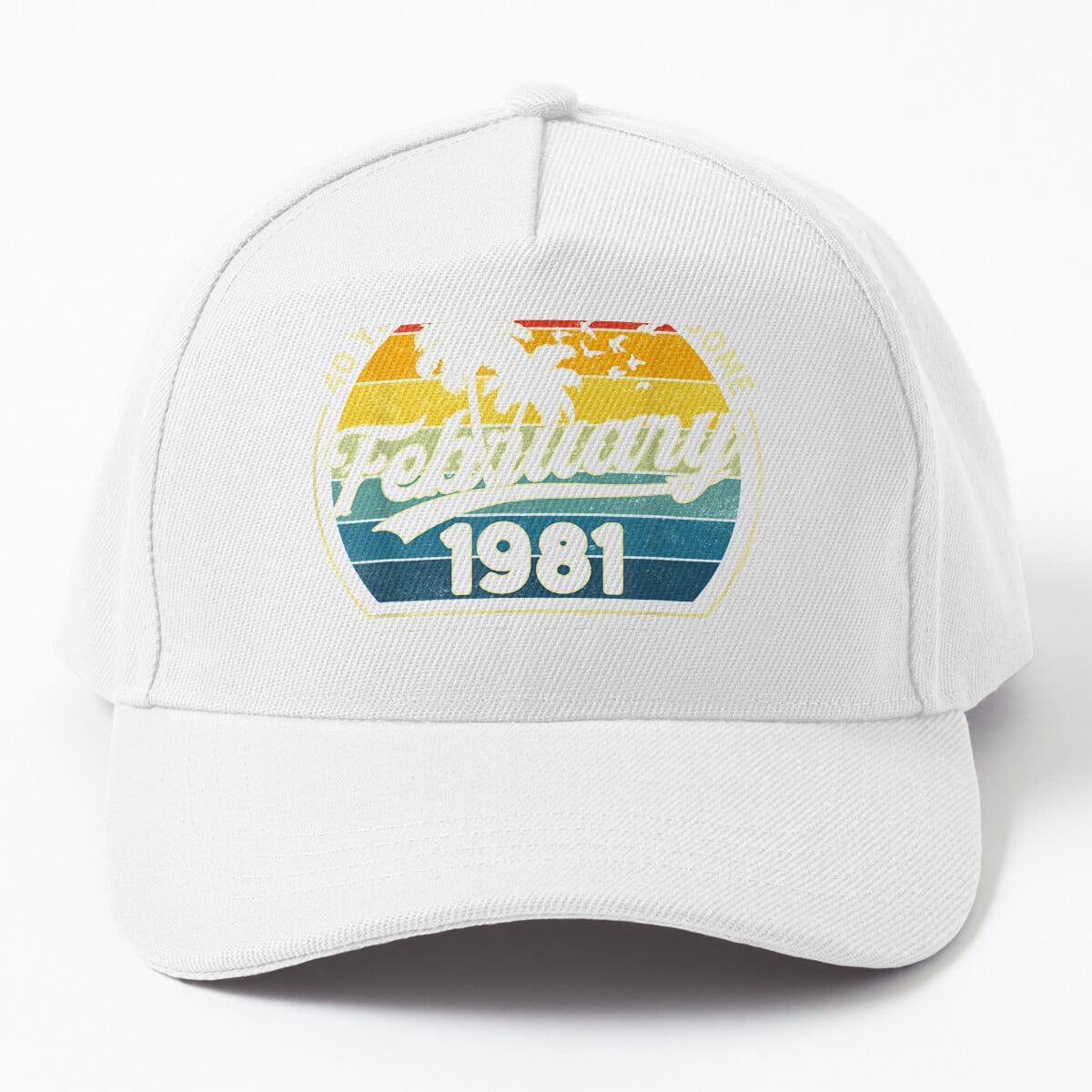 Tiny Hug Vintage February 1981 Retro 40 Year Old 40Th Birthday Cap Hats ...