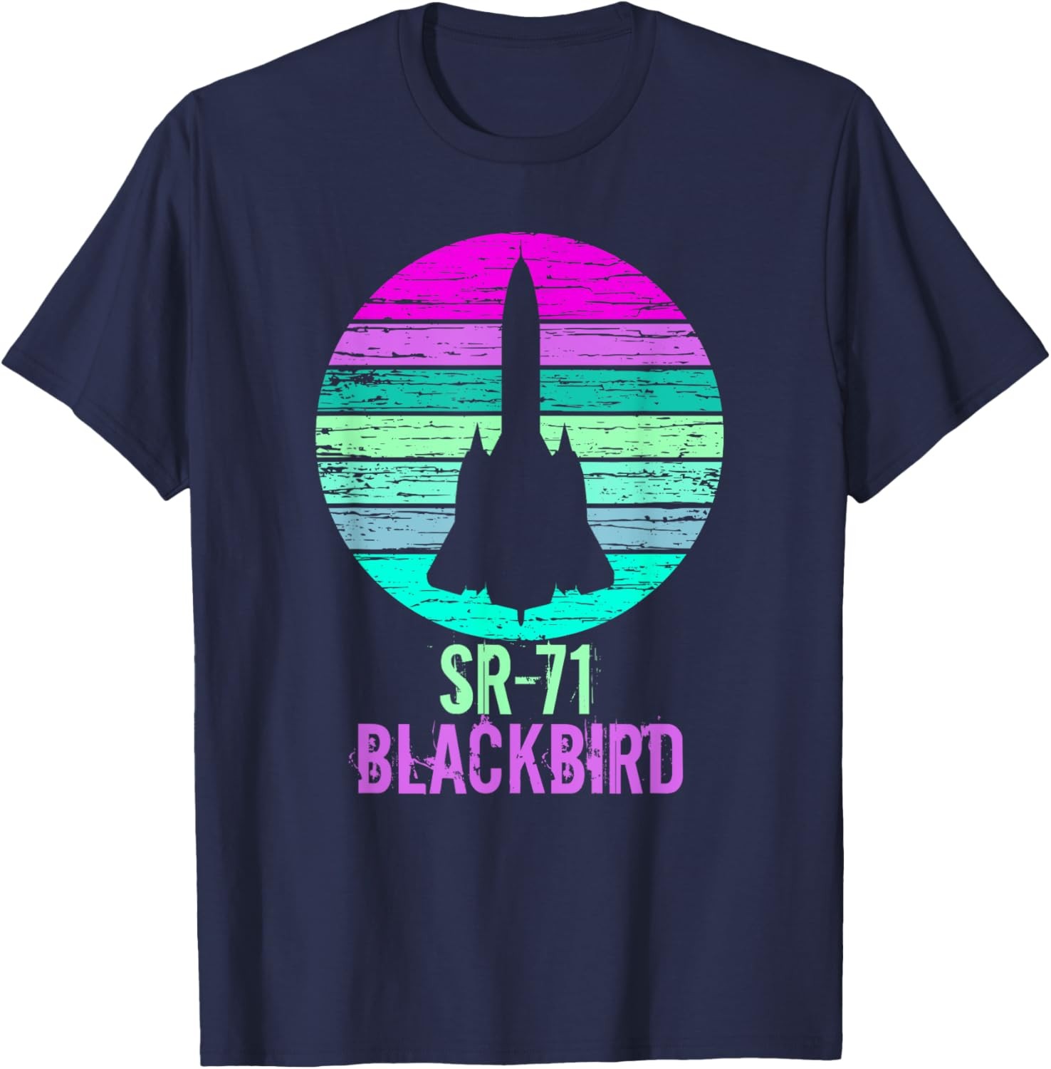 Tiny Hug Vintage Sr-71 Blackbird Military Aviation Aircraft T-Shirt All ...