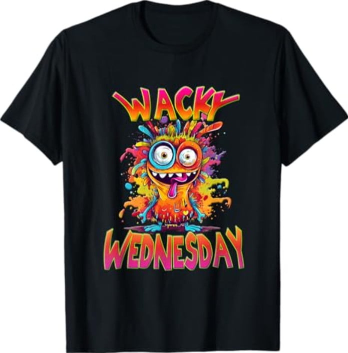 Tiny Hug Wacky Wednesday Men, Woman And Kids Outfit For School Funny T ...