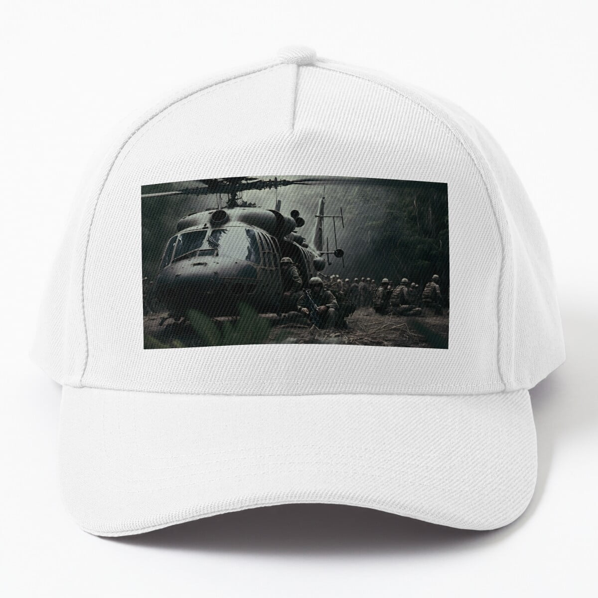 Tiny Hug War Helicopter Jungle Cap, Hats For Men, Gift For Him, Casual ...