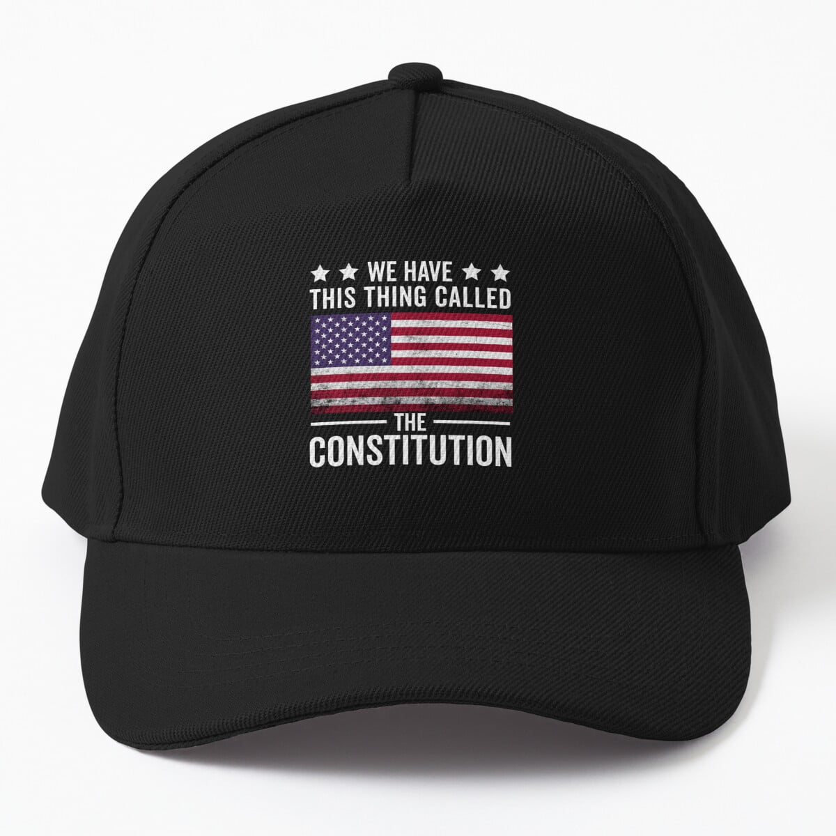 Tiny Hug We Have This Thing Called The Constitution Grunge Us Flag Cap ...