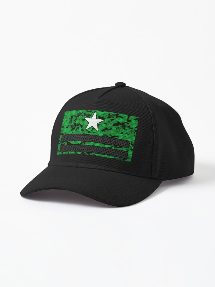Tiny Hug White-Star Forest Green Camo Cap, Hats For Men, Gift For Him ...