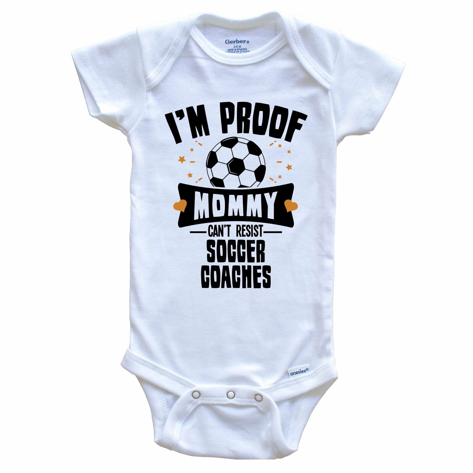 Tiny HugFunny Soccer Bodysuit - I'M Proof Mommy Can'T Resist Soccer ...