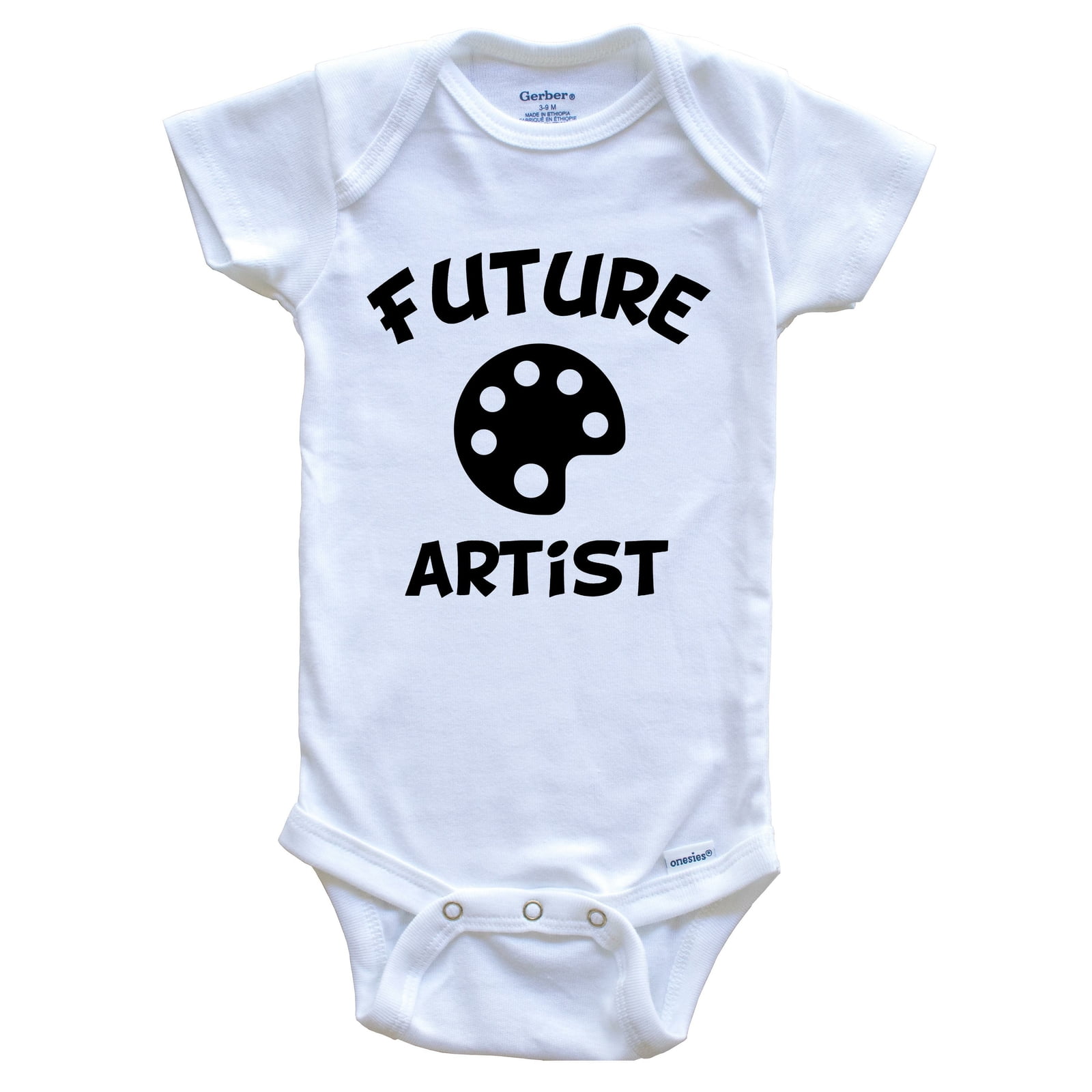Tiny HugFuture Artist Cute Art Palette Baby Bodysuit - One Piece Baby ...
