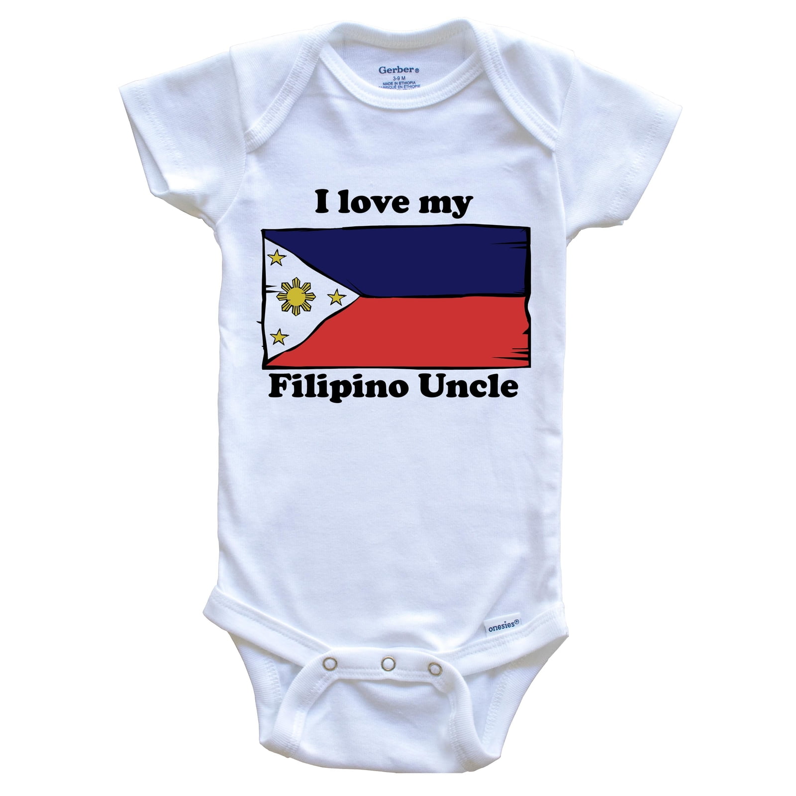 Tiny HugI Love My Filipino Uncle Philippines Flag Niece Nephew One ...