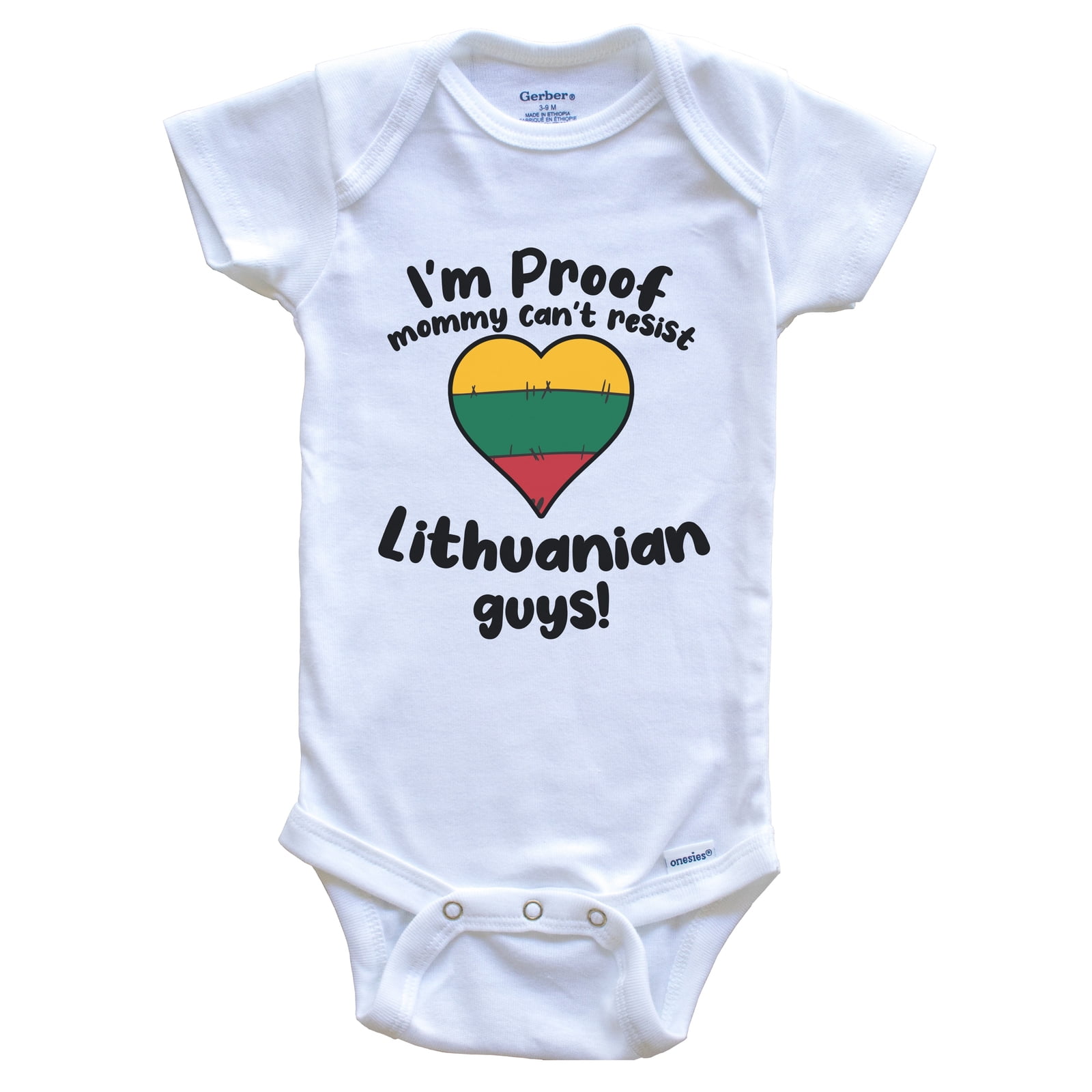 Tiny HugI'M Proof Mommy Can'T Resist Lithuanian Guys Funny Lithuania ...