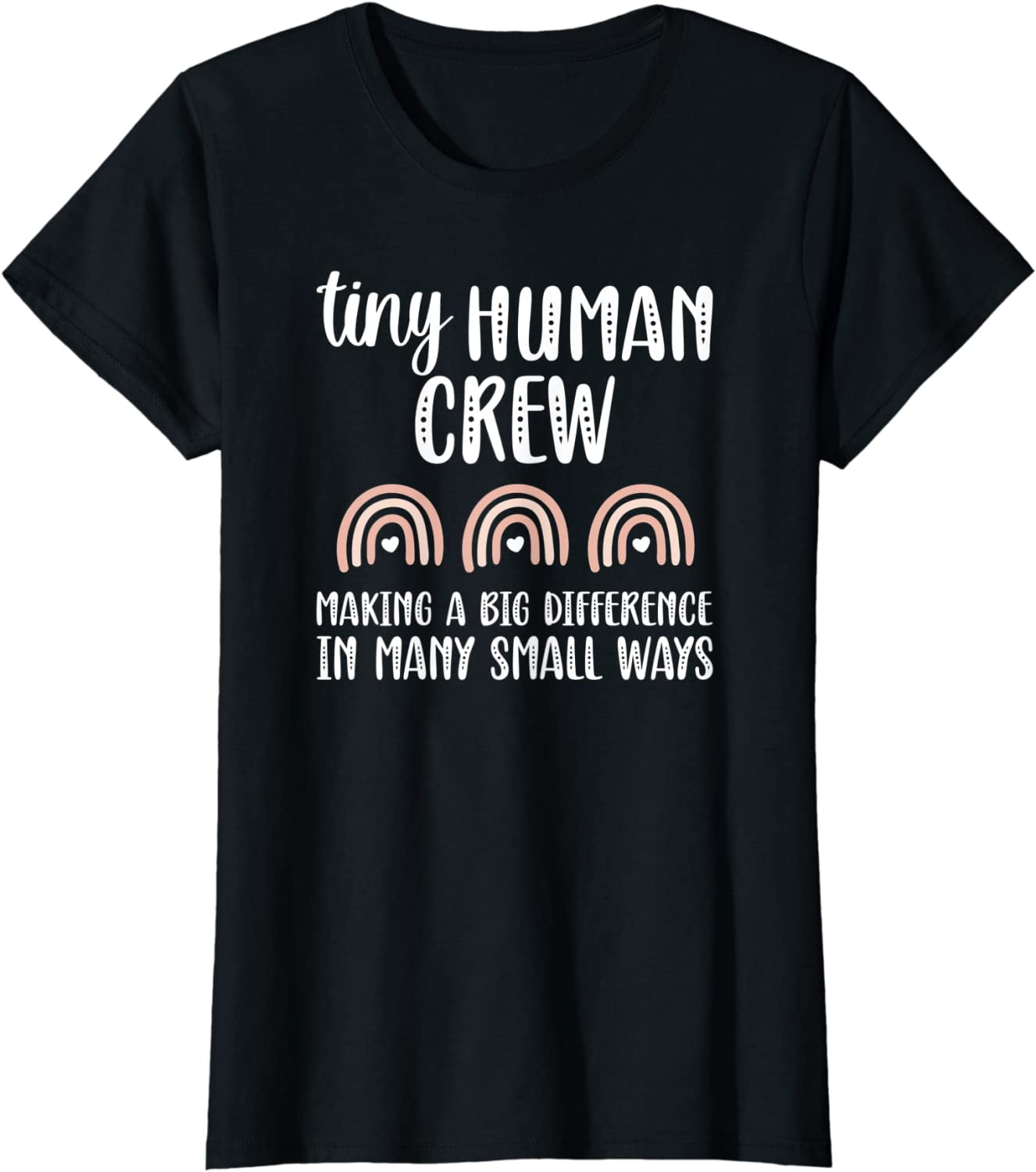 Tiny Human Crew Pediatric Nursing Crew Peds Nurse Squad T-Shirt ...