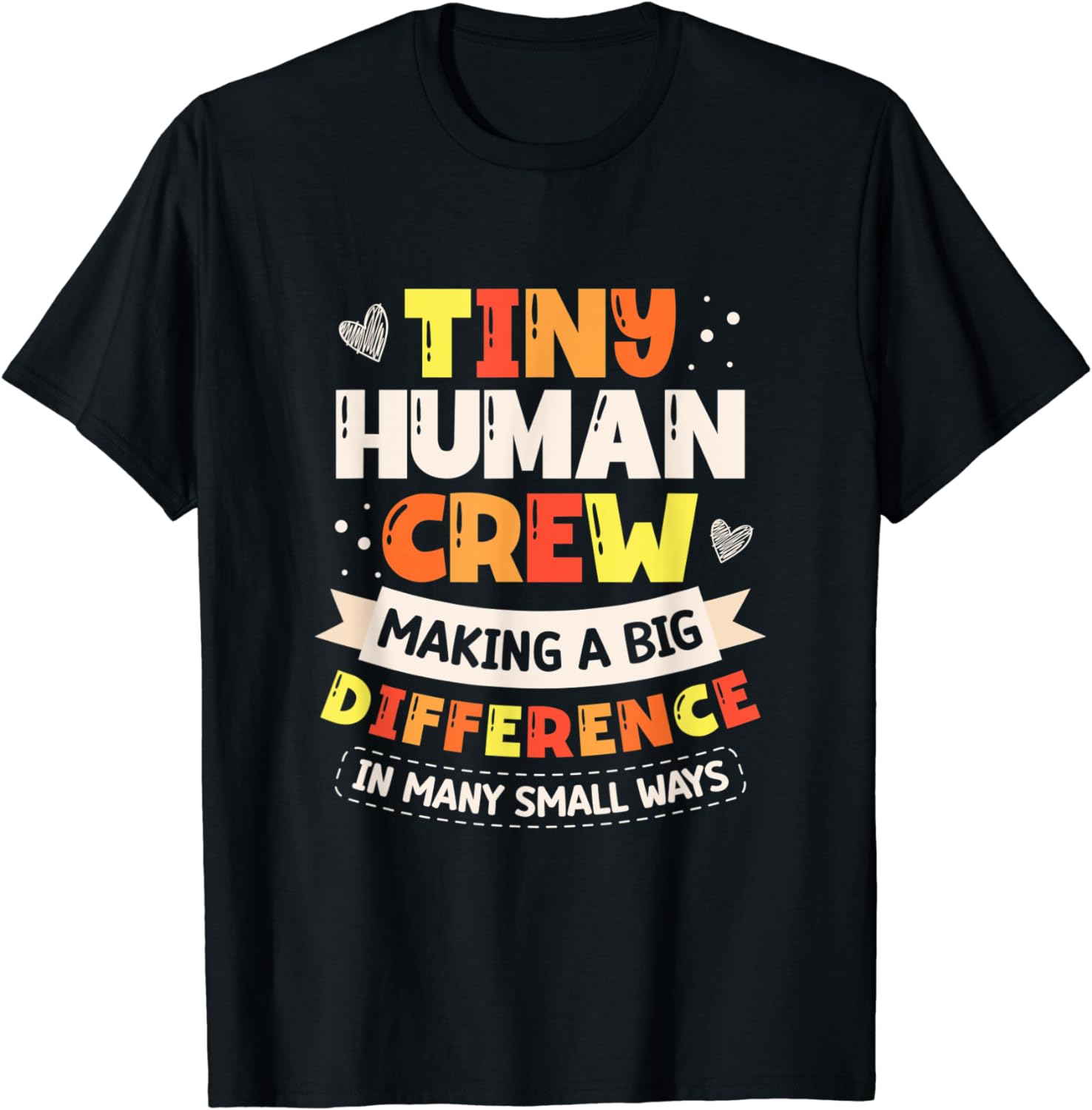 Tiny Human Crew Pediatric Nursing Crew Peds Nurse Squad T-Shirt ...