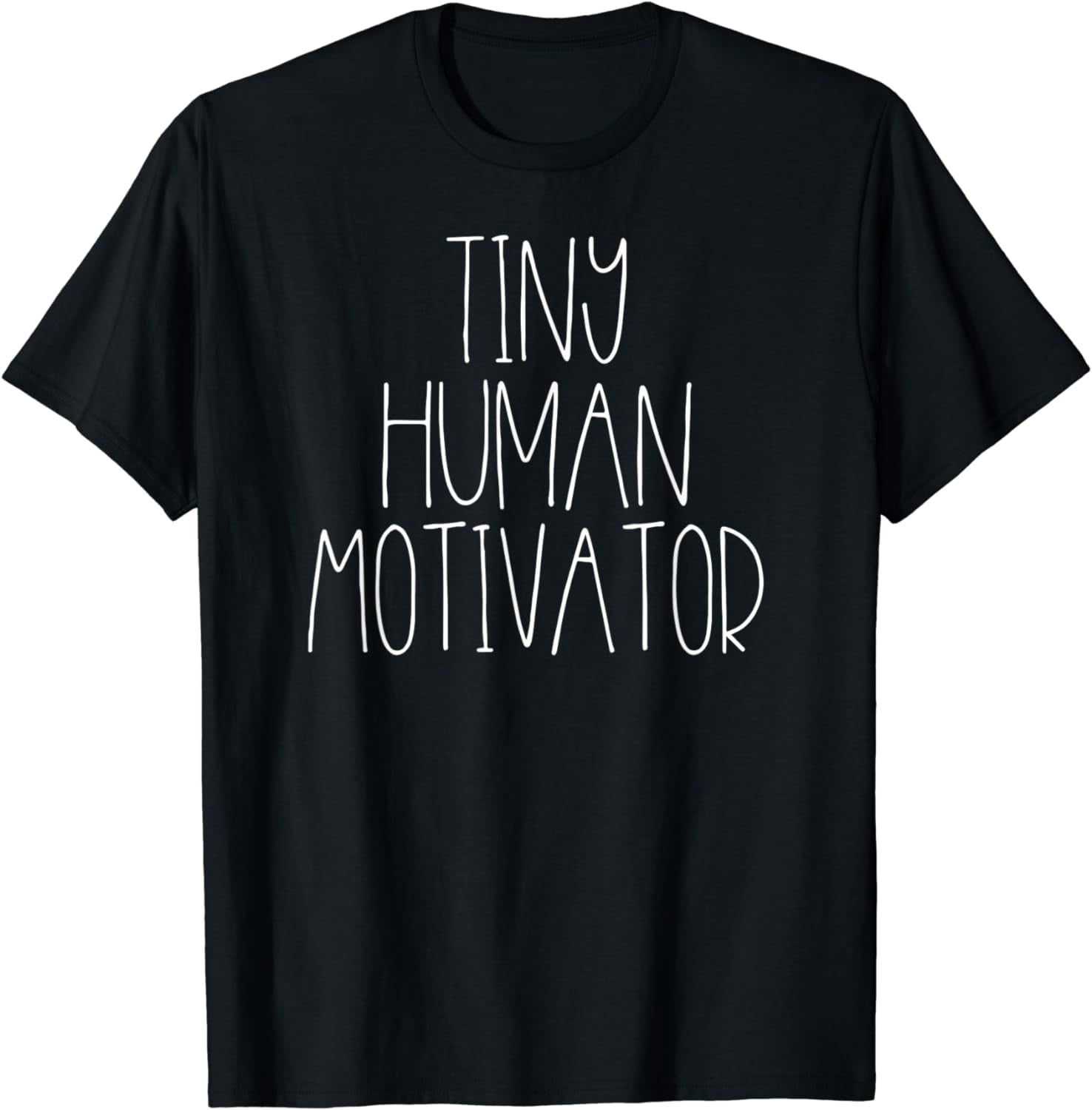 Tiny Human Motivator Elementary Teacher Kinder Cute Shirt - Walmart.com