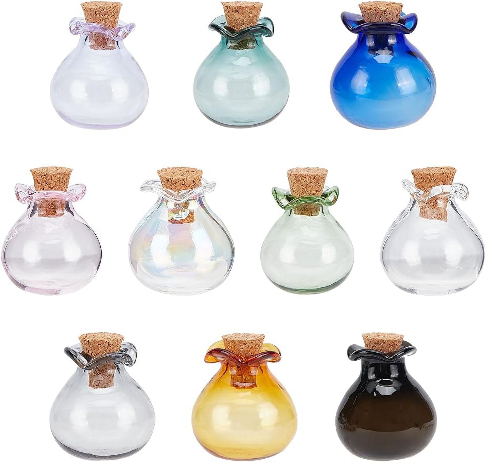 Tiny Jars Mini Glass Bottles Tiny Spell Jars Potion Bottles 1ml Lucky ...