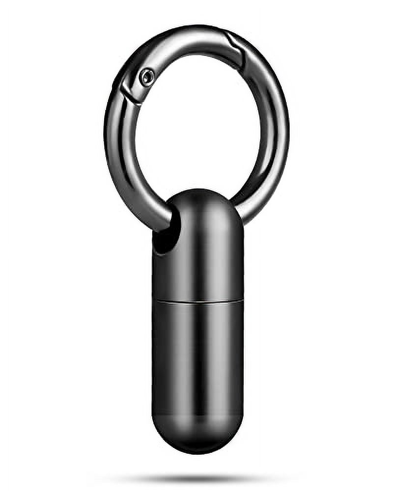 Tiny Keychain Pill Holder.TISUR Titanium Pill Case Waterproof Pill Fob ...