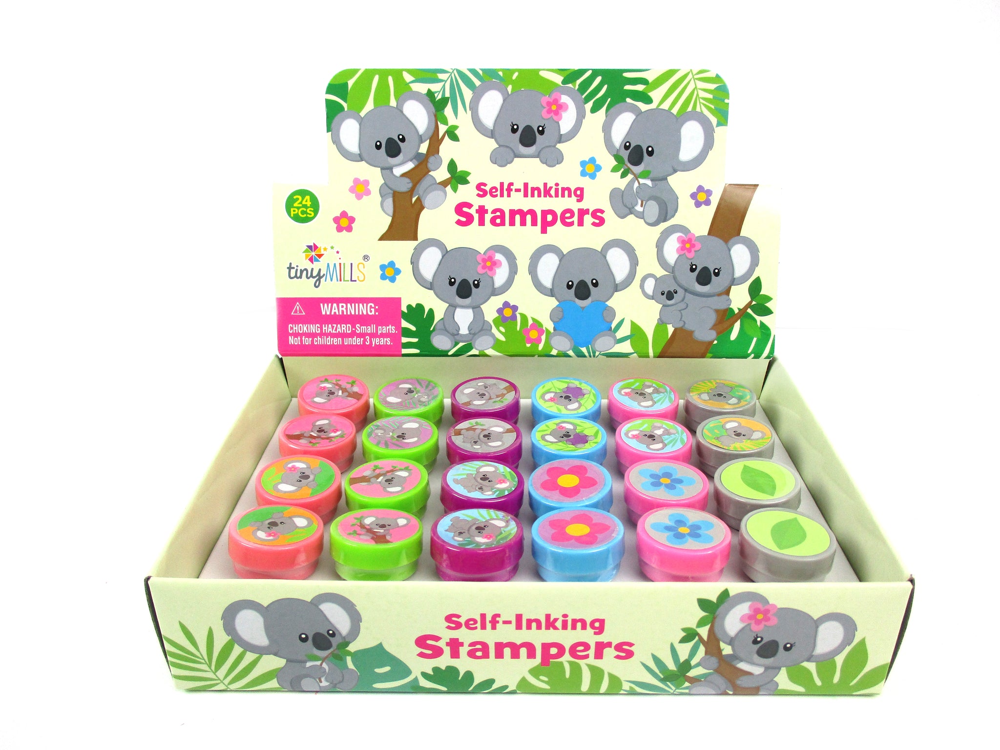 Tiny Mills 24 Pc Assorted Koala Stampers Set for Kids, Party Favors ...