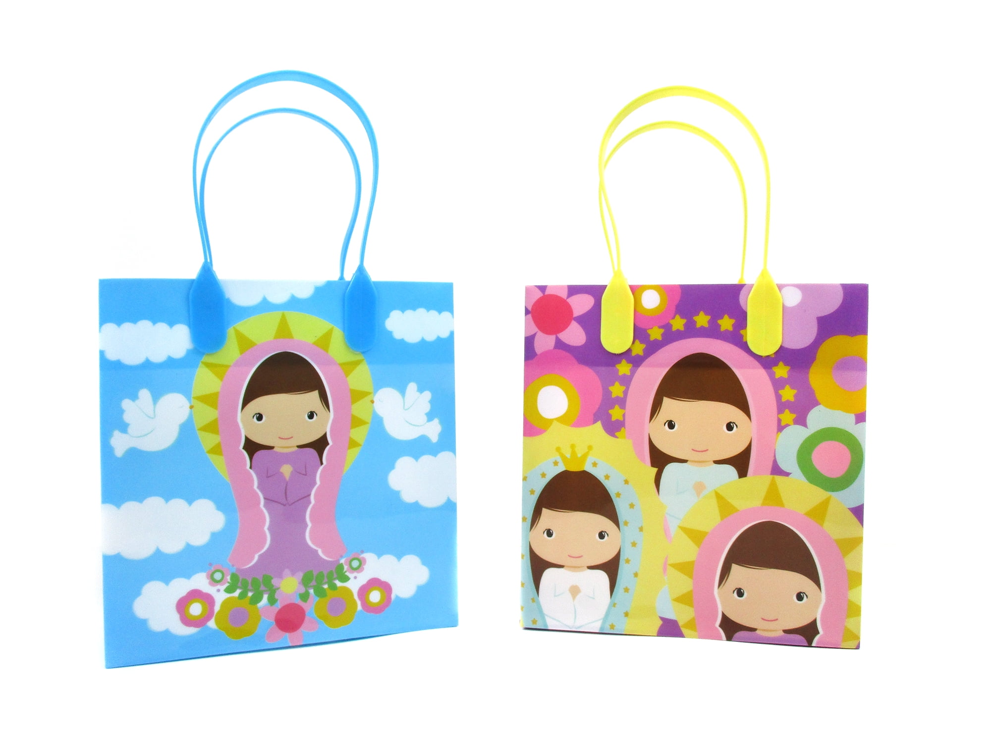 Tiny Mills Religious Virgin Mary Party Favor Goody Bag Treat Bag, 12 ...