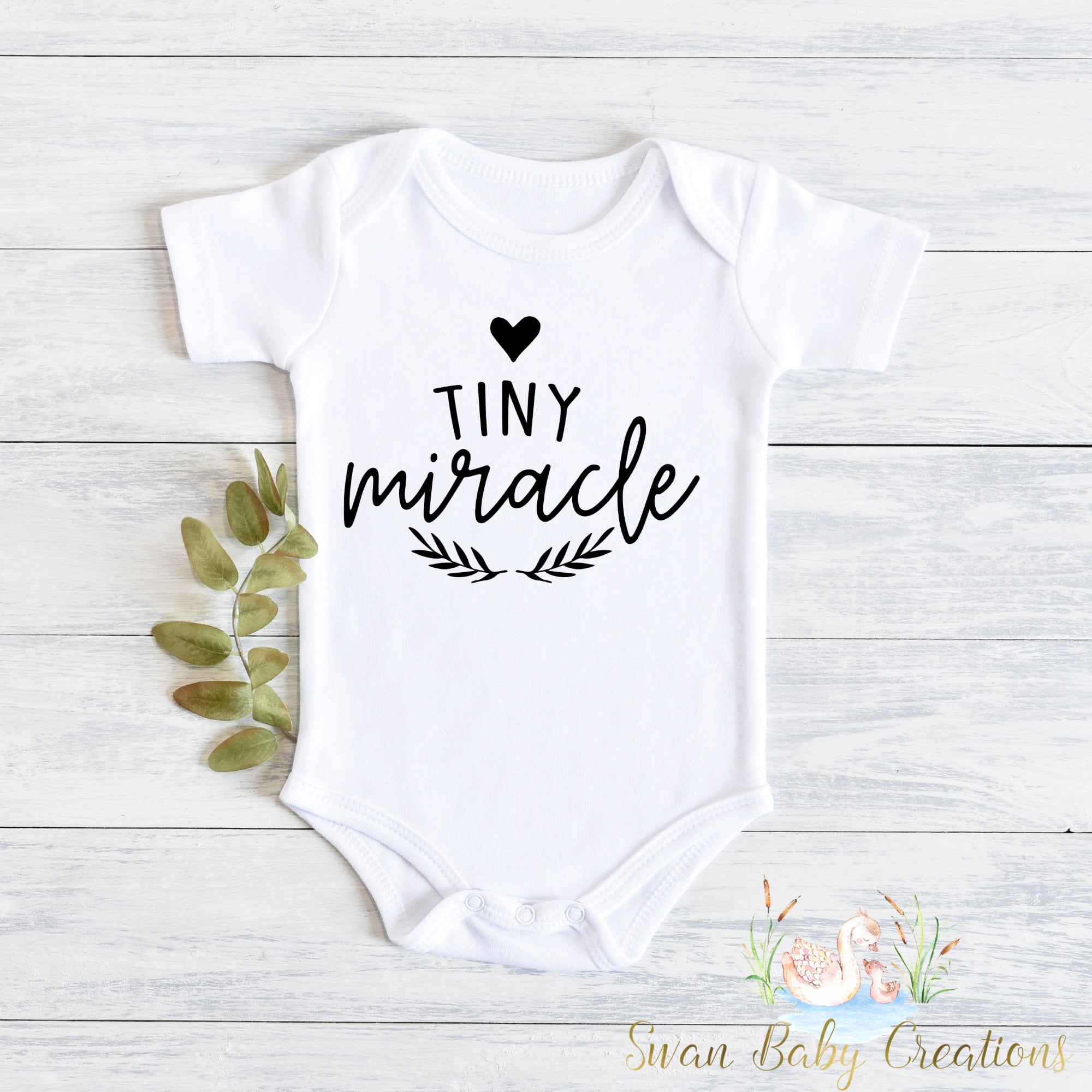 Tiny Miracle , Pregnancy Announcement Shirt, We Hoped And We Prayed , Ivf , Tiny Miracle Baby ...