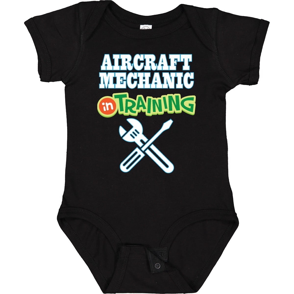 Tiny Nest Aircraft Mechanic In Training Future Occupation Baby Bodysuit ...