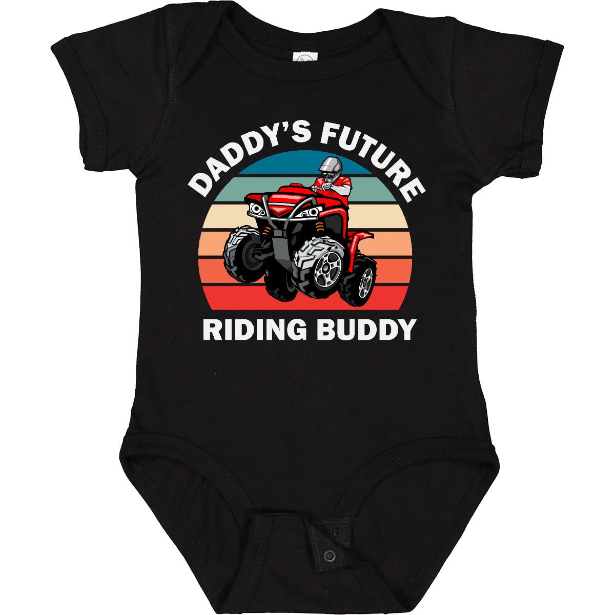 Tiny Nest Atv Daddys Future Riding Buddy Baby Bodysuit Four Wheeling ...