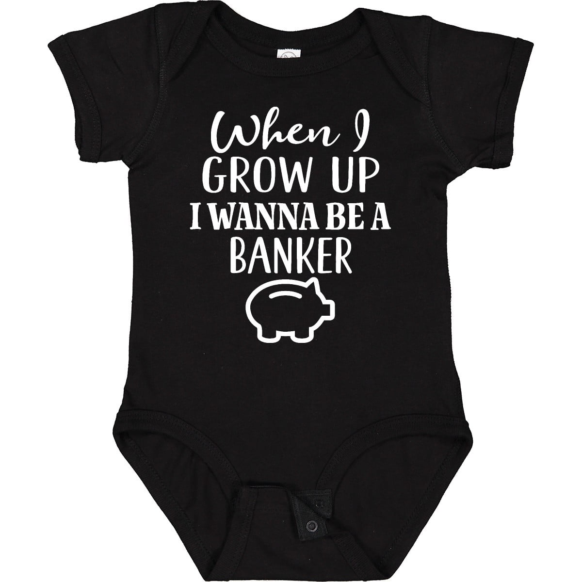 Tiny Nest Banker Future Job Baby Bodysuit Occupation Childs One-Piece Infant Hws, New Born, Baby ...