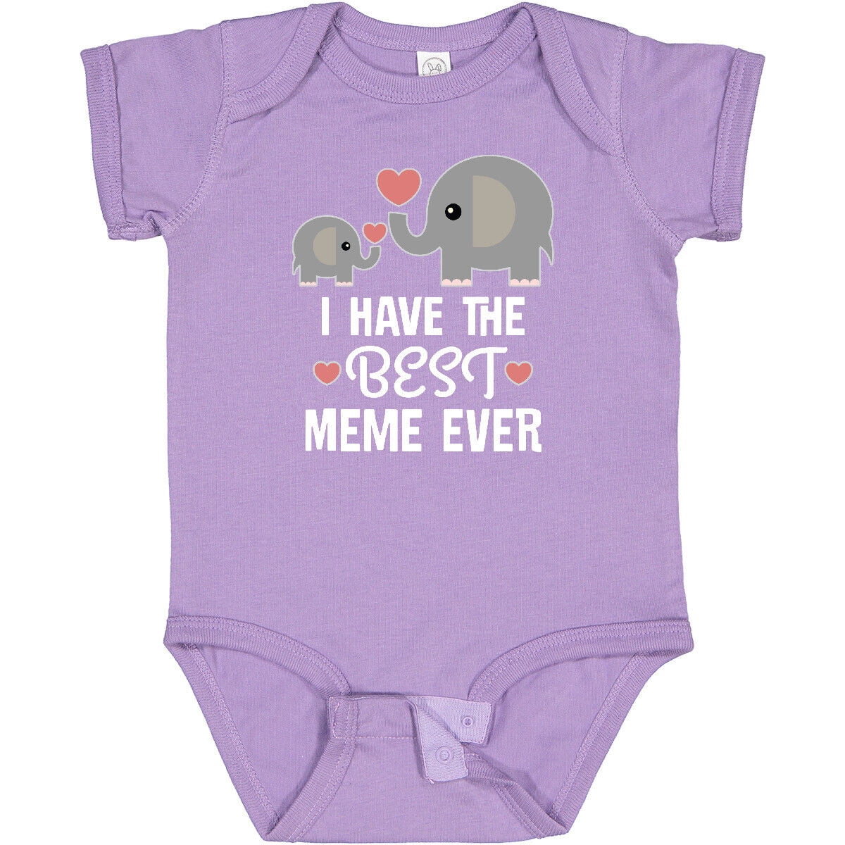 Tiny Nest Best Meme Ever Grandchild Baby Bodysuit Grandson ...