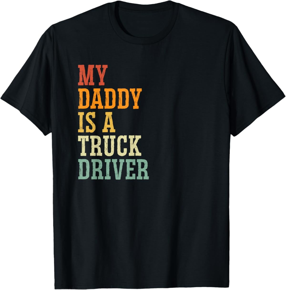 Tiny Nest Best Trucking Dad Ever Truck Driver Memorial Fathers Day T ...