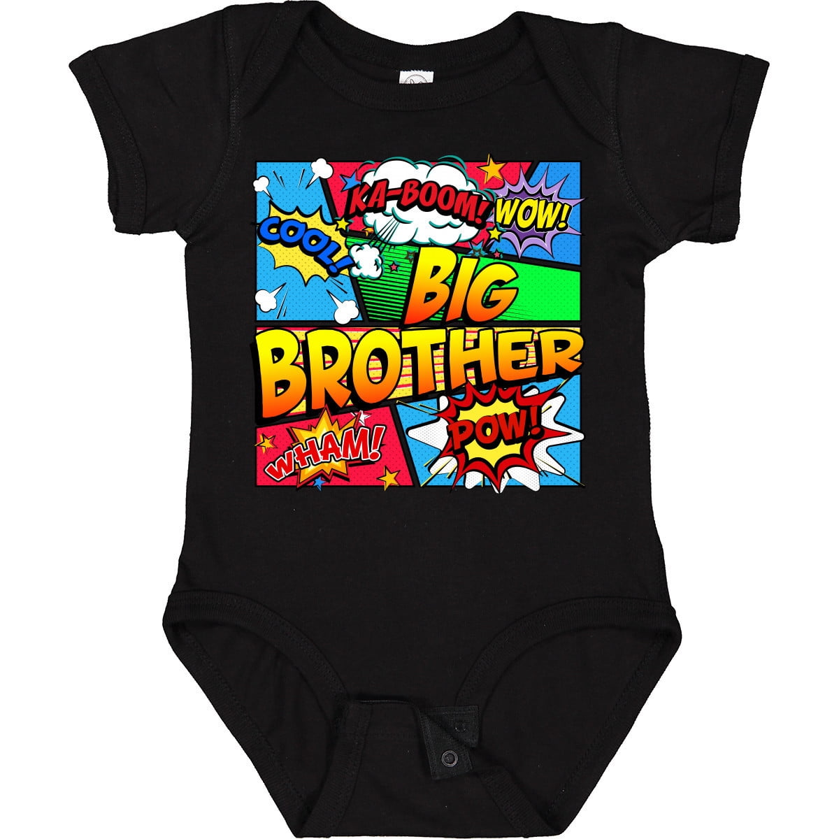 Tiny Nest Big Brother Comic Book Infant Creeper Superhero One-Piece ...