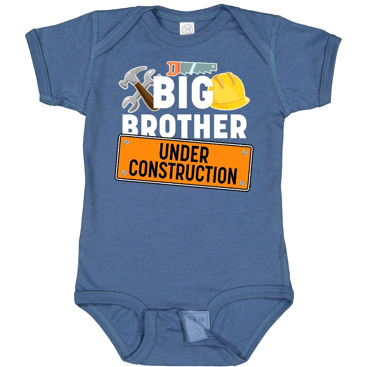 Tiny Nest Big Brother Under Construction Baby Bodysuit Siblings Bro New ...