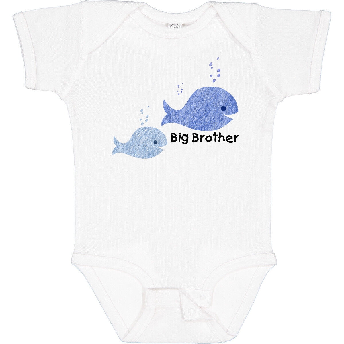 Tiny Nest Big Brother With Lil' Brother Baby Bodysuit Little Siblings ...
