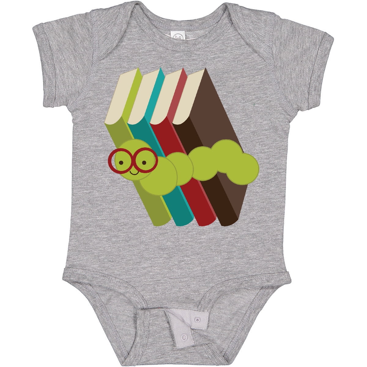 Tiny Nest Bookworm Books Reading Baby Bodysuit Book Lover Club Group ...