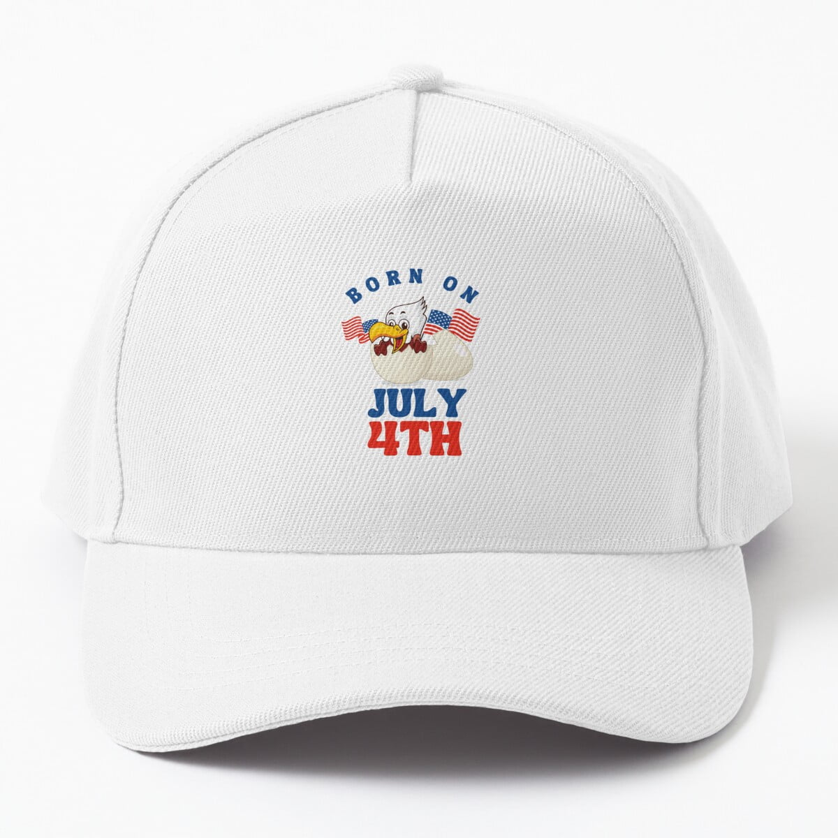 Tiny Nest Born On July 4Th, Independence Day America Cap Baseball Cap ...
