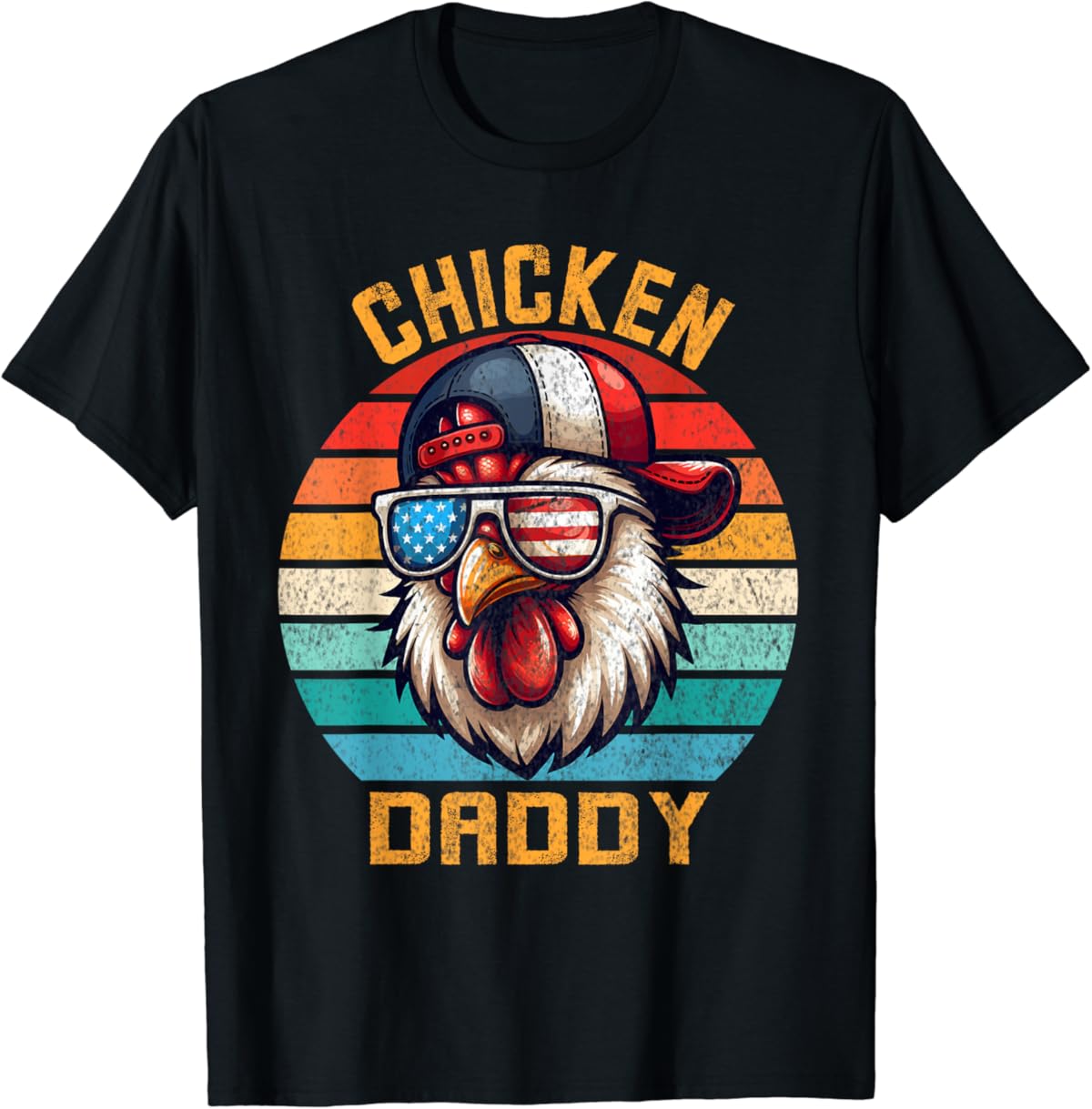 Tiny Nest Chicken Daddy Farmer, Fathers Day Mens, Vintage T-Shirt, Gift ...